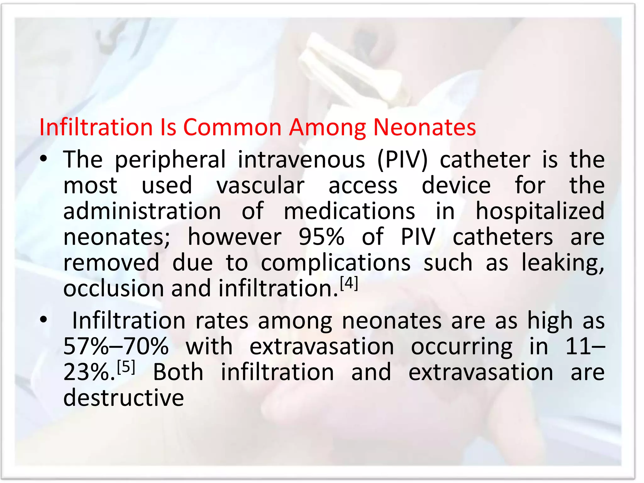 Extravasation in neonate | PPTX