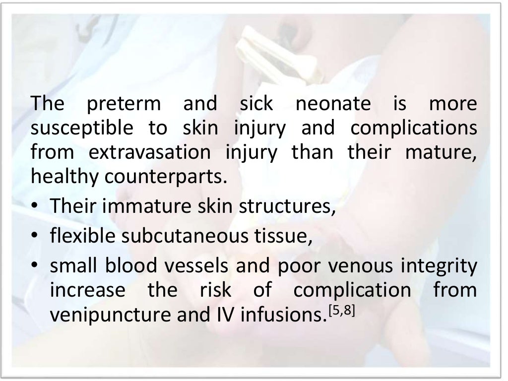 Extravasation In Neonate