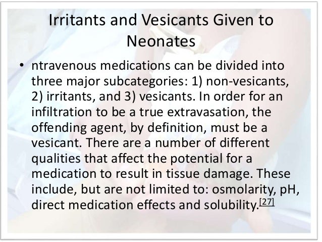 Extravasation In Neonate