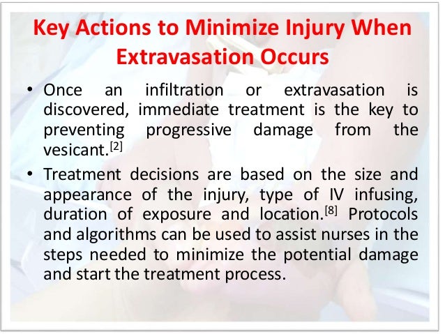 Extravasation In Neonate