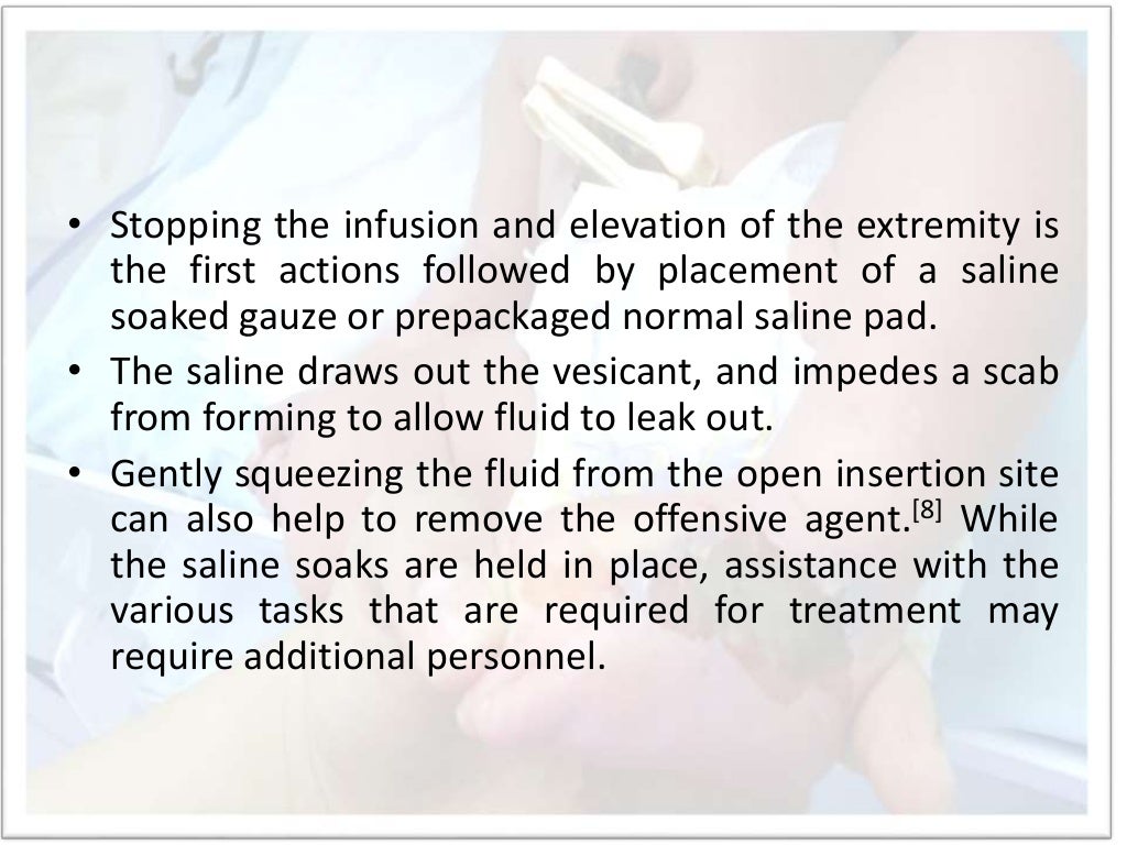 Extravasation In Neonate