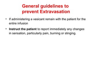 Extravasation management (1) (1) | PPT