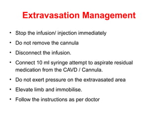 Extravasation management (1) (1) | PPT