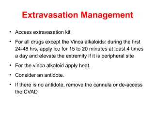 Extravasation management (1) (1) | PPT