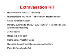 Extravasation management (1) (1) | PPT