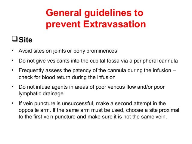 Extravasation management (1) (1)