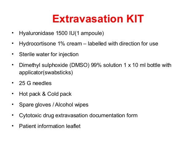 Extravasation management (1) (1)