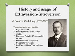 Extravert personality | PPTX