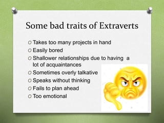 Extravert personality | PPTX