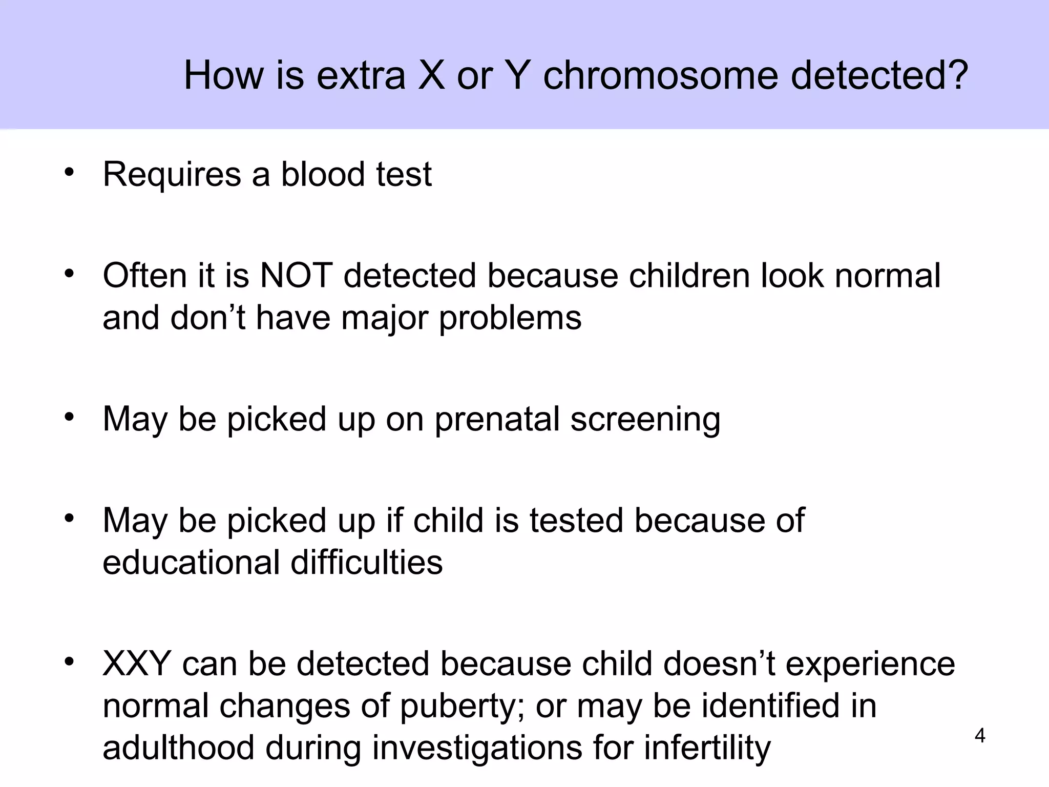 Extra x or y chromosome | PPT