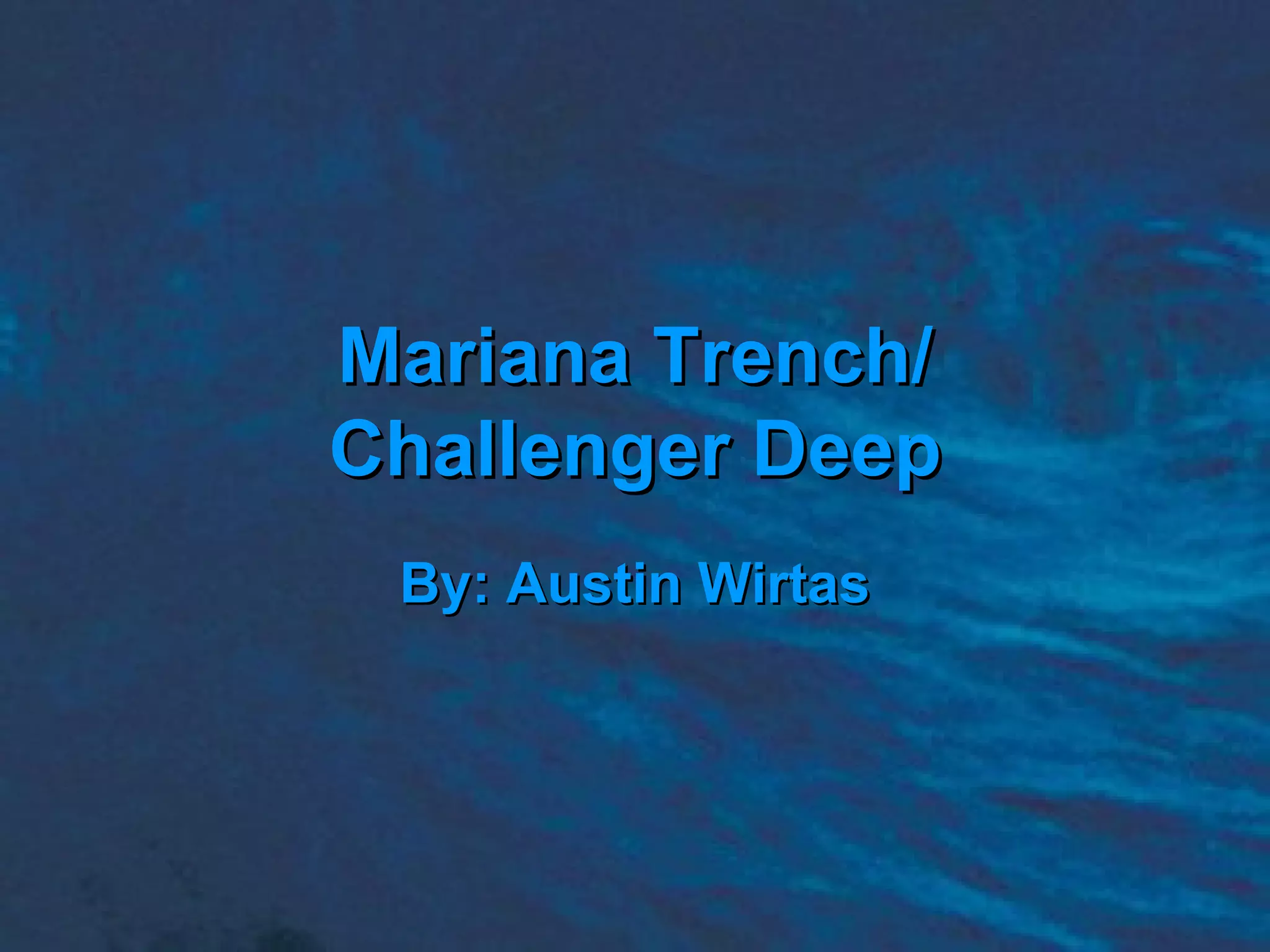 Extreme Environment (Deep Ocean) | PPT