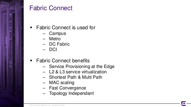Extreme fabric connect