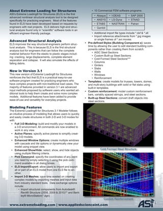 Extreme loading-for-structures-3.1-features | PDF