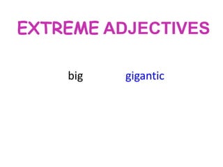 Extreme adjectives | PPTX