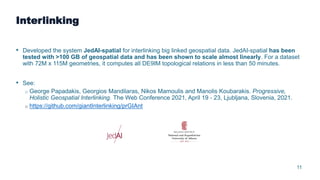 ExtremeEarth Data Science Pipeline for Linked Earth Observation Data | PPT