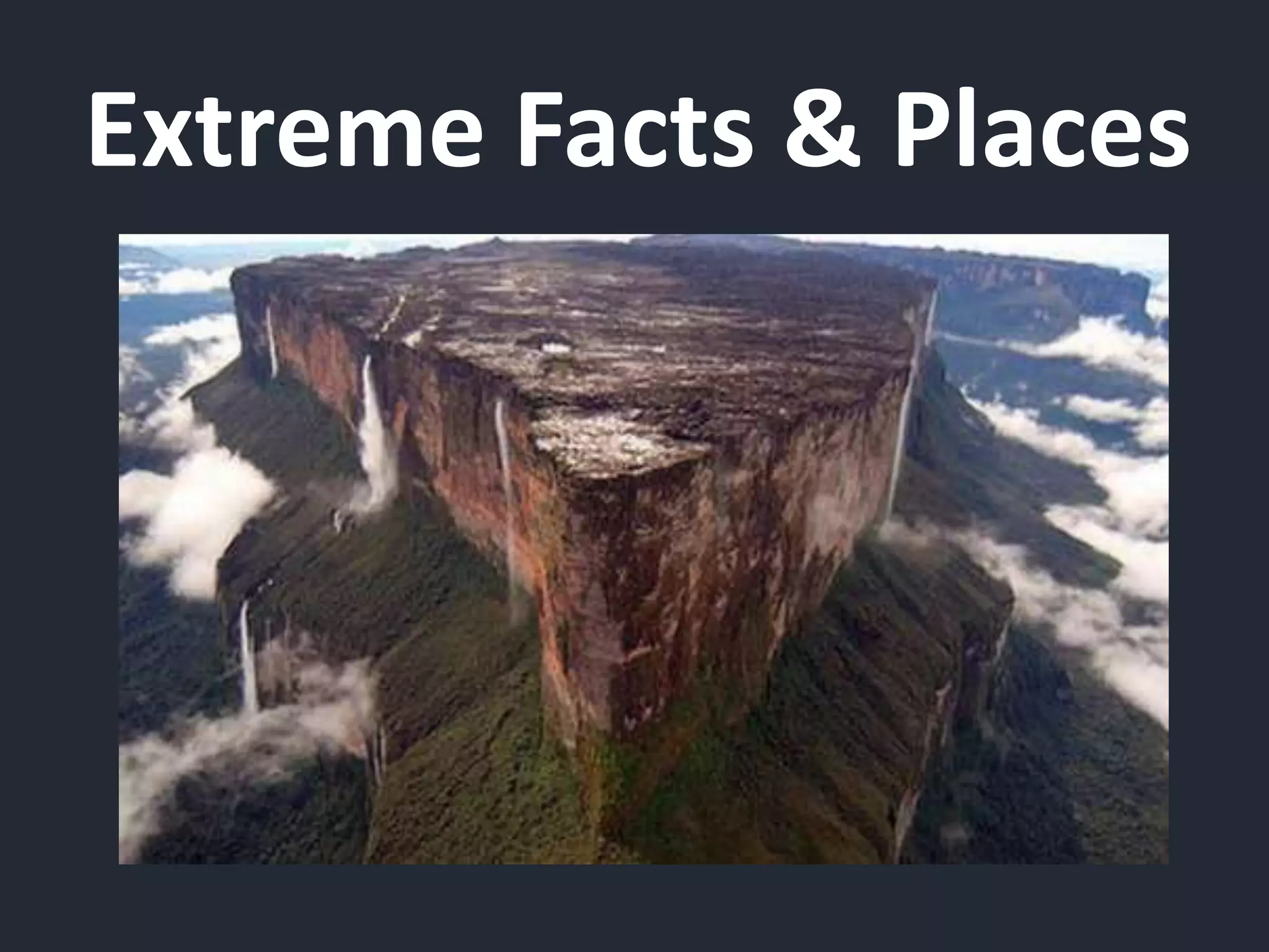 Extreme Facts and Places | PPTX