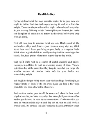 Extreme health resolution_secrets | PDF | Weight Loss | Healthy Living