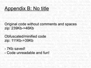Extreme JavaScript Minification and Obfuscation | ODP | Web Development ...