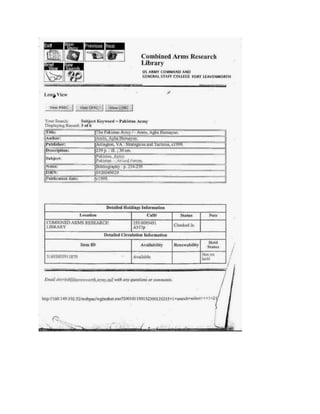 Extreme naivette of us policy makers about pakistan | PDF