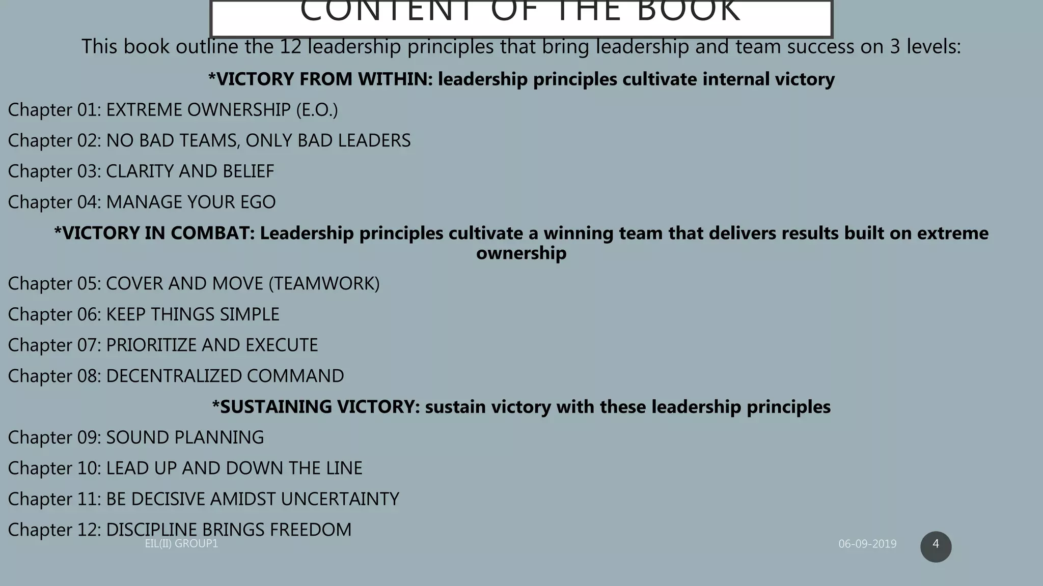 Extreme ownership | PPTX