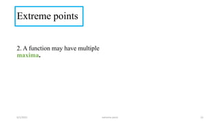 Extreme point | PPTX