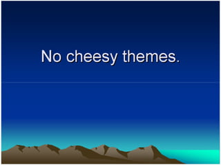 Extreme Presentation Makeover | PPT