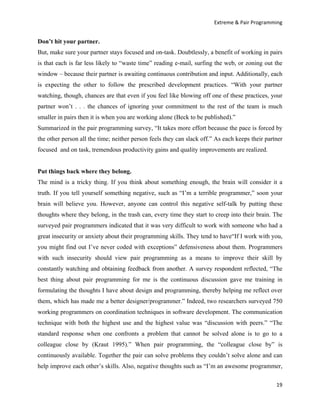 Extreme programming | PDF
