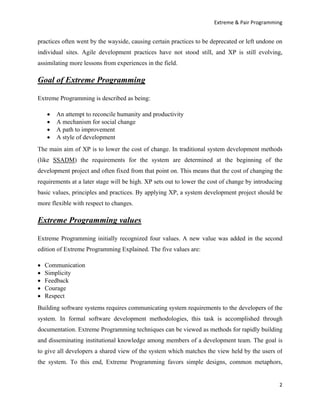 Extreme programming | PDF
