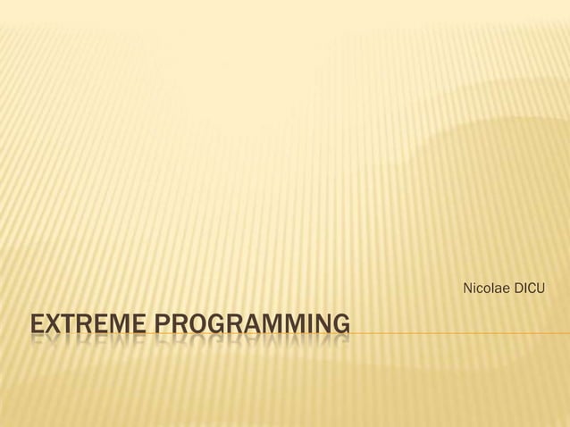 Extreme programming | PPT