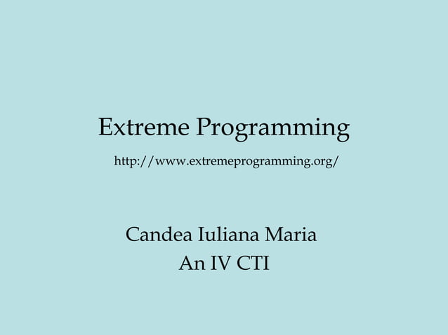 Extreme programming | PPT