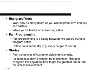 Extreme programming - Kent Beck | ODP