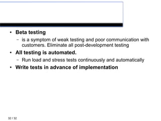 Extreme programming - Kent Beck | ODP