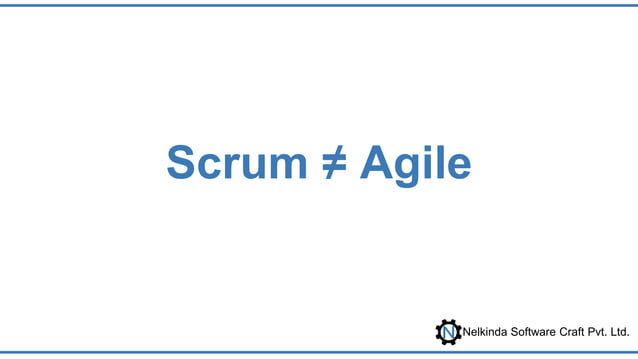 Extreme Programming 2018 — Agile Beyond Scrum | PPT