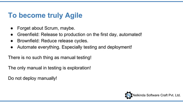 Extreme Programming 2018 — Agile Beyond Scrum | PPT