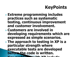 Extreme programming in Agile Development | PPTX
