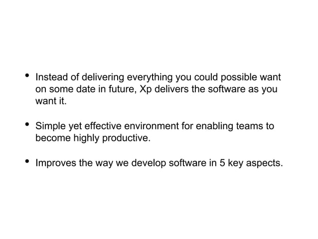 Extreme programming practices ( xp ) | PPTX