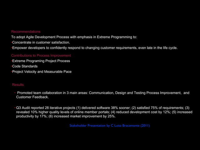 Extreme Programming (XP) Project Process Flow Chart | PPT | Computer Software and Applications ...