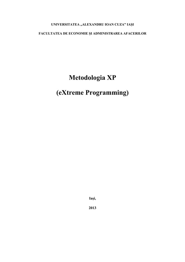 Extreme programming(xp) | PDF