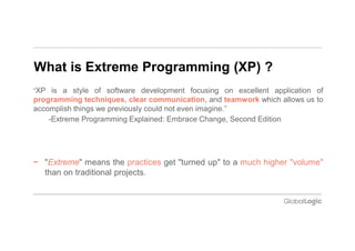 eXtreme programming (XP) - An Overview | PPT