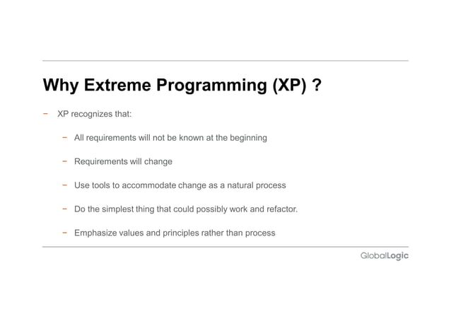 eXtreme programming (XP) - An Overview | PPT