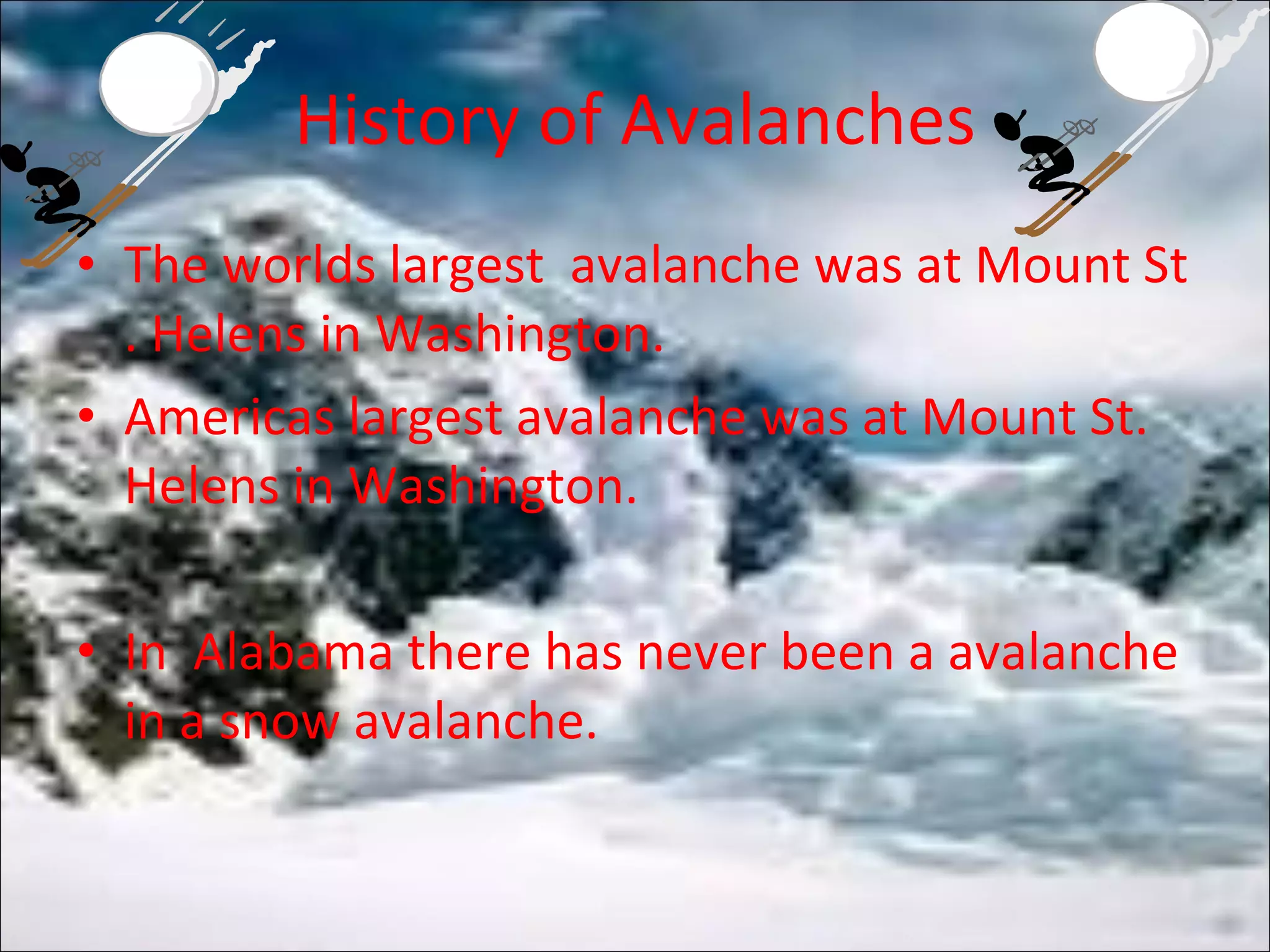 Extreme Snow Avalanches | PPT