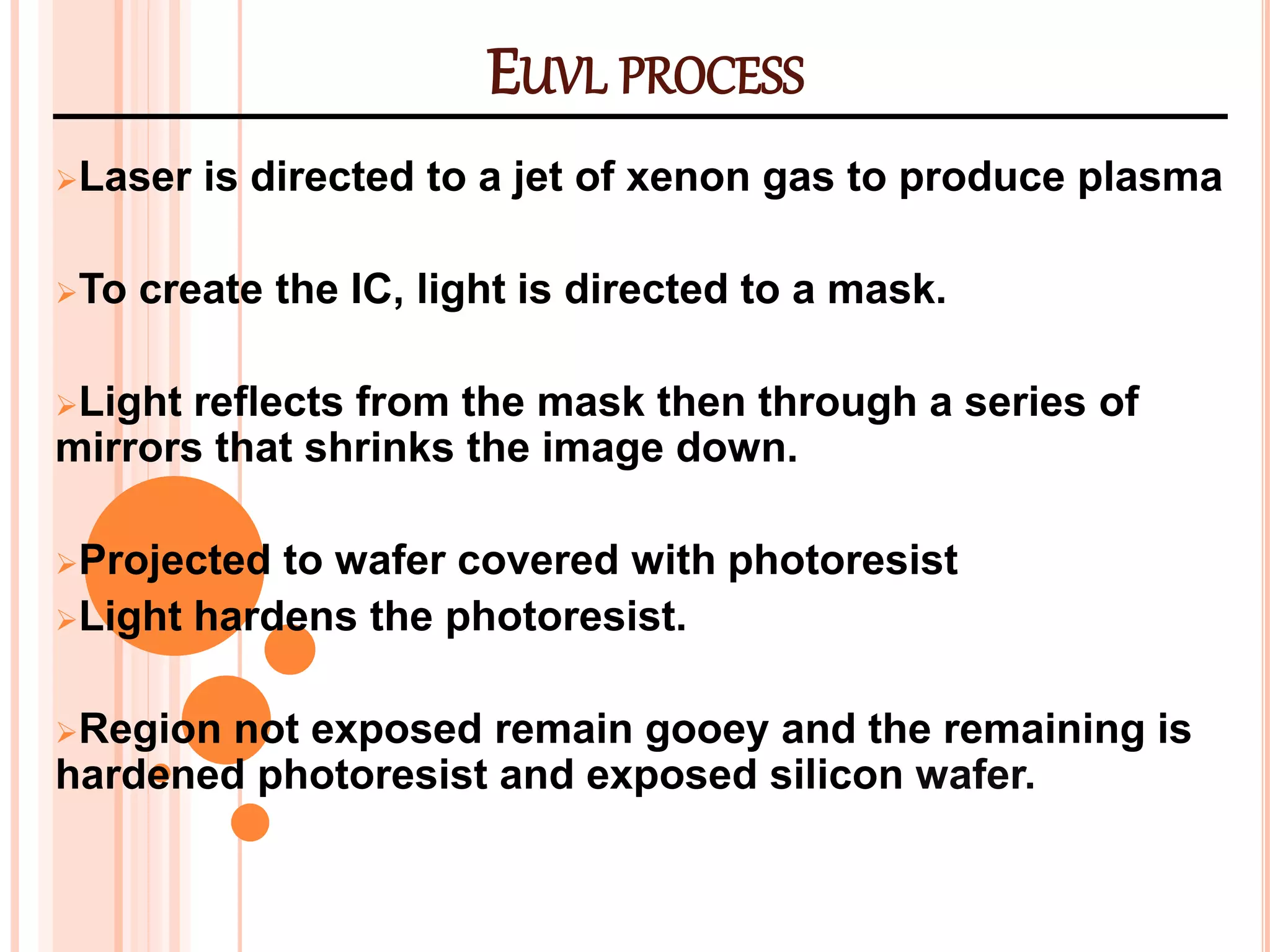 Extreme ultraviolet lithography ppt | PPTX