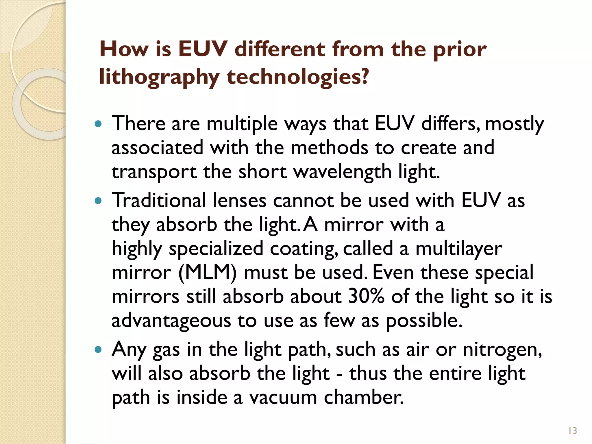 Extreme uv lithography | PDF