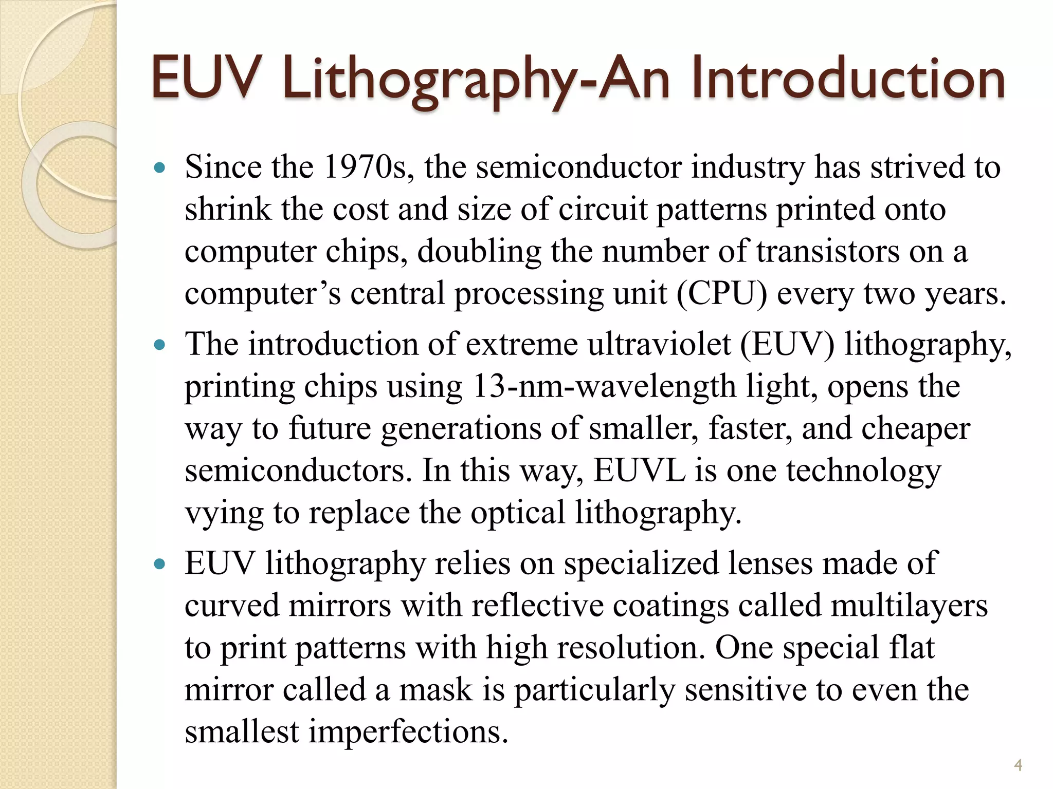 Extreme uv lithography | PDF