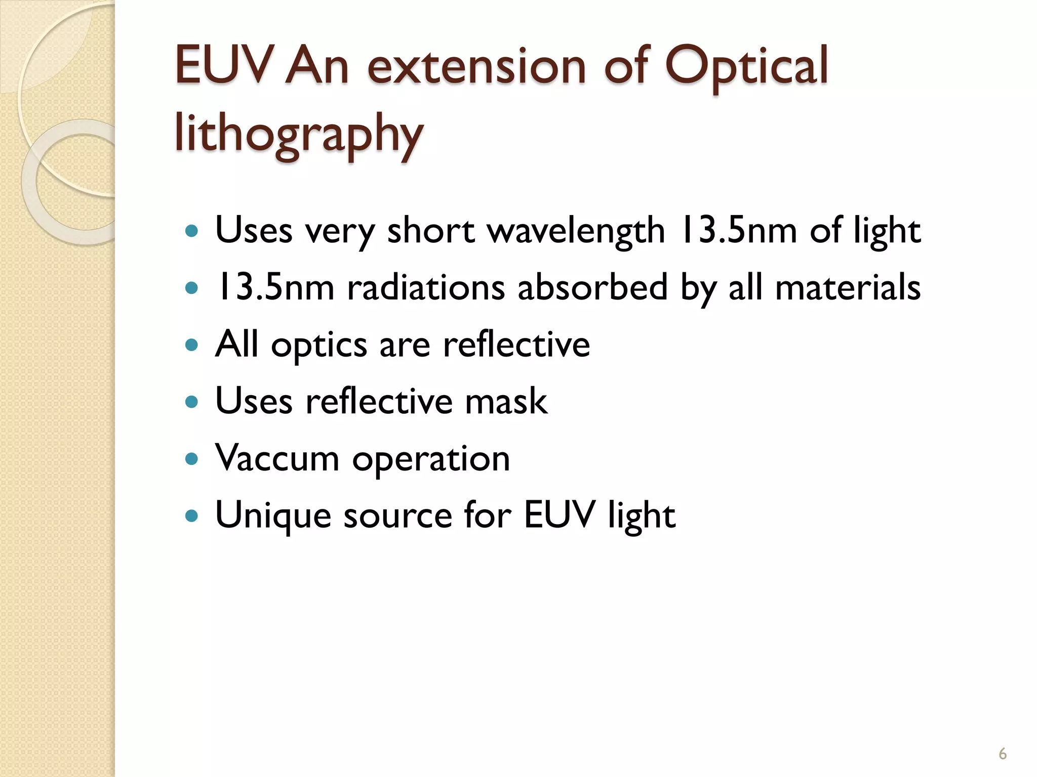 Extreme uv lithography | PDF