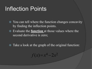 Extreme values of a function & applications of derivative | PPTX