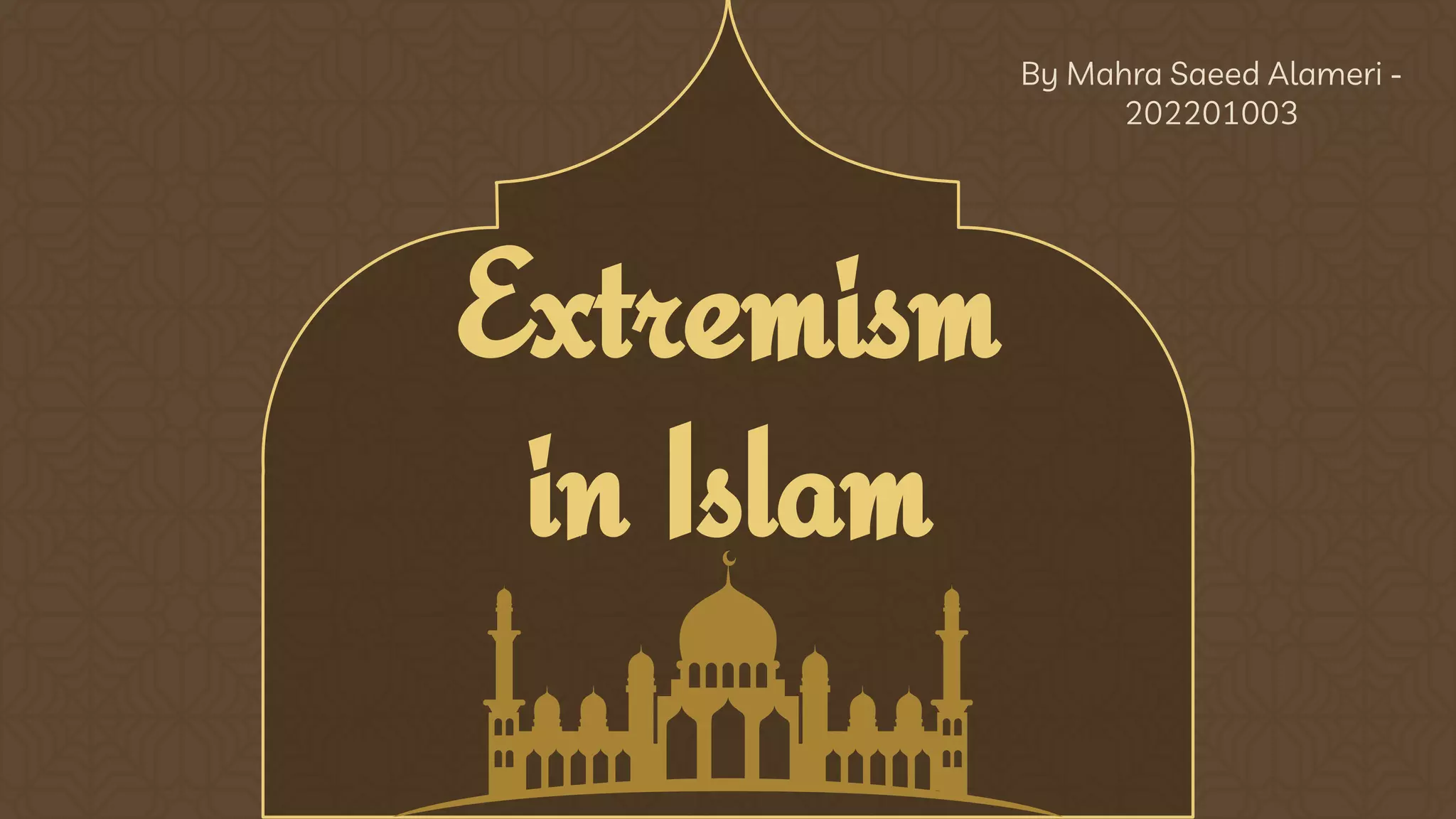 Extremism In Islam Pdf