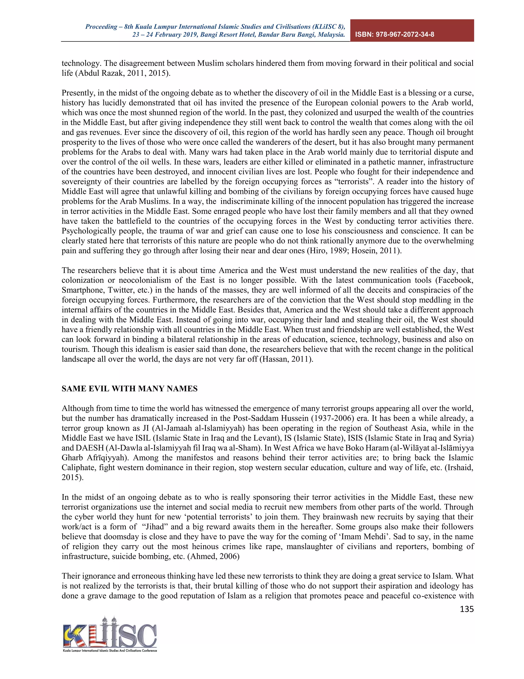 Muslim World in Encountering the Challenges of Global Extremism and ...