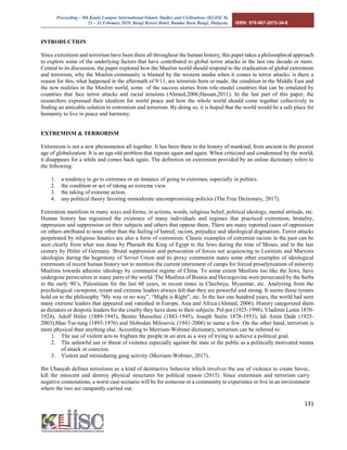 Muslim World in Encountering the Challenges of Global Extremism and ...