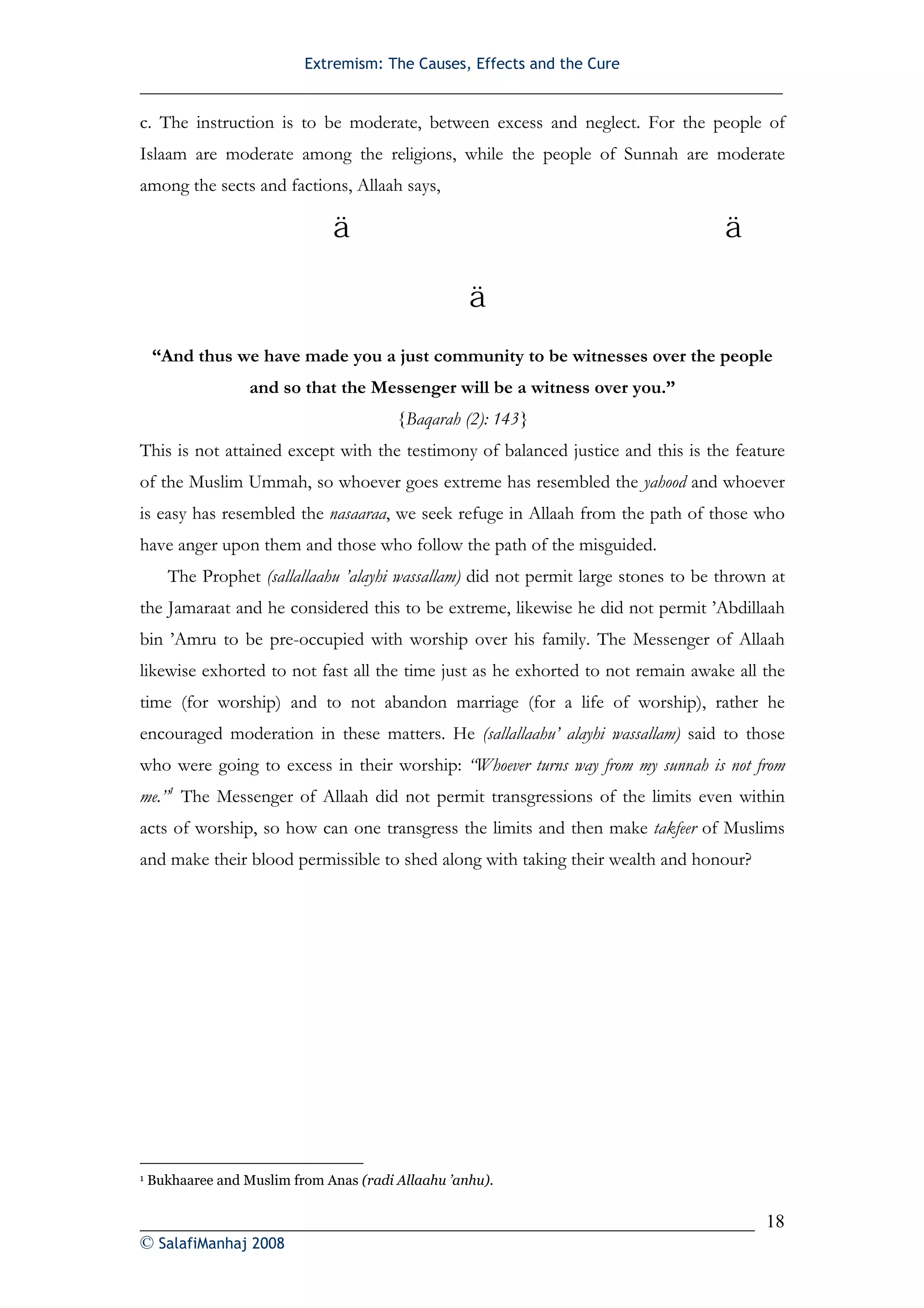 Extremism the causes effect and the cure | PDF